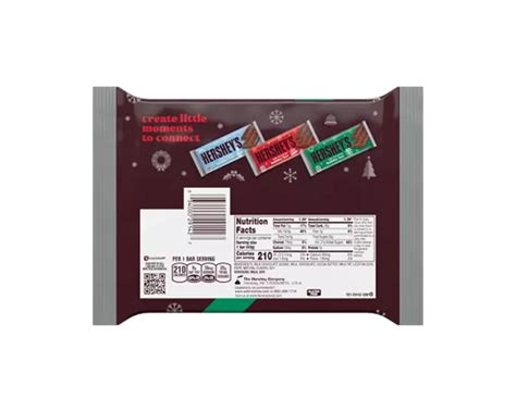 Hersheys Milk Chocolate Holiday Bars 6 Pack 1 Unit Candy Favorites