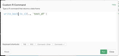 As Mentioned Above This Function Takes A Data Frame Data From The Previous Step And Writes Back