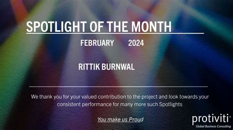 Rittik Burnwal On Linkedin Thank You Protiviti India Member Firm I Am