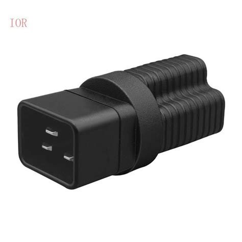 Ior Iec320 C20 Maleplug ถึง Nema 5 6 15 20r Us 3 Pin หญิงอะแดปเตอร ์ แปลงไฟ Shopee Thailand