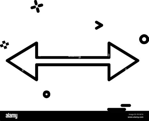 Two Way Icon Design Vector Stock Vector Image And Art Alamy