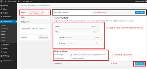 Cara Membuat Menu Dropdown Pada Blog Wordpress Cupits Blog