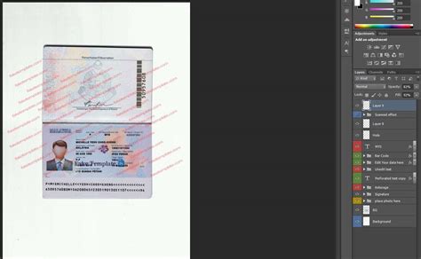 Malaysia Passport Template Psd V2 High Quality Fake Template