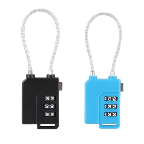 3 Digit Password Tsa Steel Wire Lock Customs Code Grandado