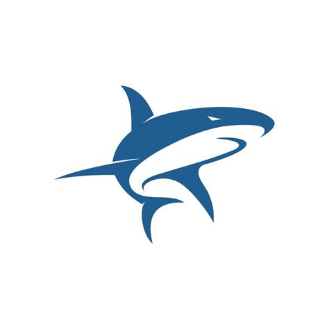 Simple Shark Logo 11631947 Vector Art At Vecteezy