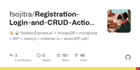 Github Fsojitra Registration Login And Crud Action Using Mern Stack High Brightness Nodejs