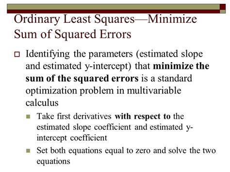 Chapter 4 5 Analytical Solutions To Ols Ppt Video Online Download