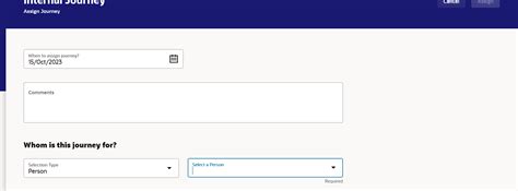 Assign Journey Cannot Search Employee In The Dropdown — Cloud Customer
