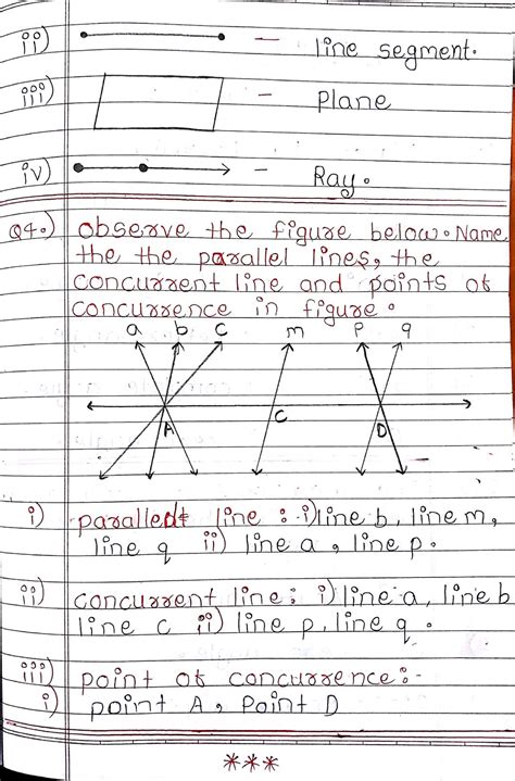 Maths Mitra Class Chapter Basic Concepts In Geometry Maharashtra State Board