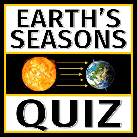 Earth S Seasons Quiz Flying Colors Science
