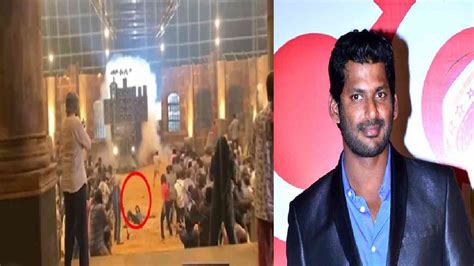 कुछ सेकंड की दूरी के लिए बची एक्टर विशाल रेड्डी की जान सेट पर होने