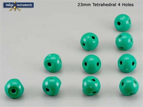 Atom Molymod Green Halogen 4 Hole 109 5 Degrees 23mm