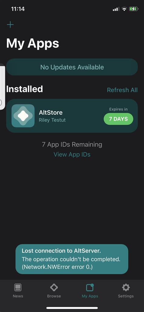 When I Try To Intall Any Ipa I Get This Error Any Fix Raltstore