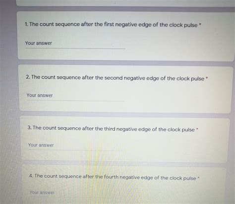solved d the sequence of the following synchronous counter