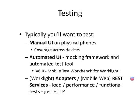mobile and ibm worklight best practices ppt
