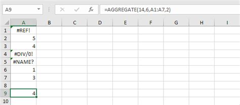 AGGREGATE Function In Excel Step By Step Tutorial