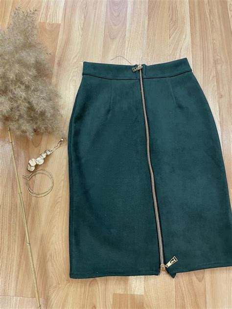 Спідниця смарагдового кольору S Xs юбка миди — ціна 249 грн у каталозі Міді спідниці Купити