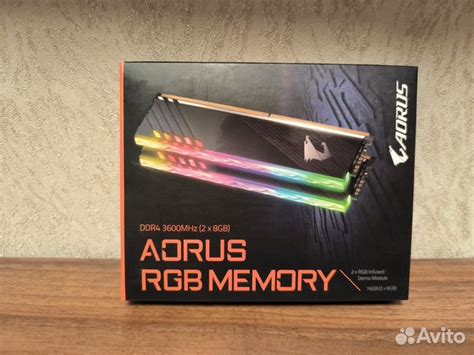 Оперативная память Ddr4 16gb Gigabyte Aorus Rgb купить в Москве по низкой цене Электроника