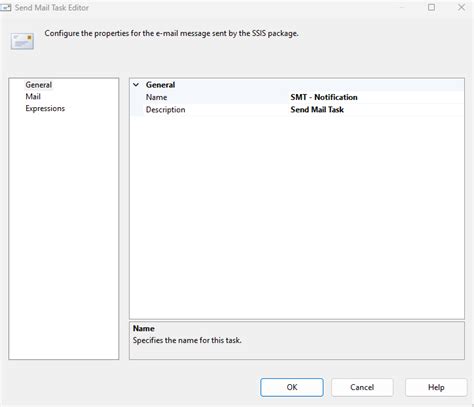 Using A Send Mail Task To Send Out Notifications In Ssis