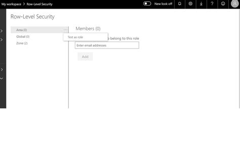 Solved Unable To Test As Role In Power Bi Service Row L