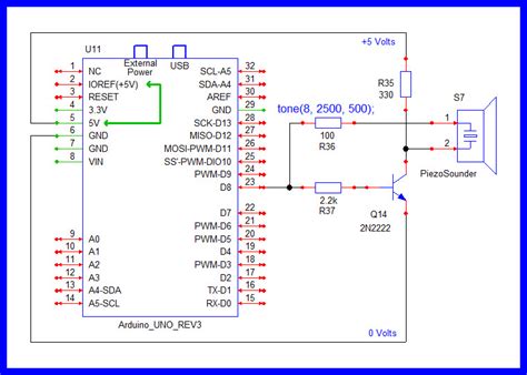 piezo buzzer keeps buzzing as soon as plugged in without action