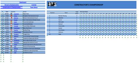 Excel Sport Templates The Spreadsheet Page