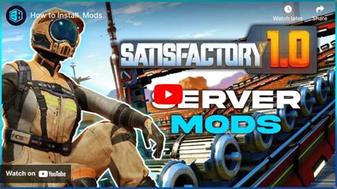 how to install mods on a satisfactory server knowledgebase