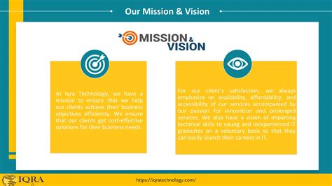 Iqra Technology Corporate Profile Presentation Ppt