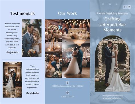 Wedding Planner Brochure Template