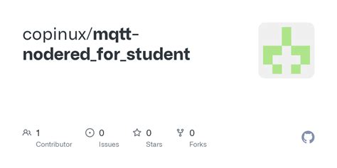 GitHub Copinux Mqtt Nodered For Babe