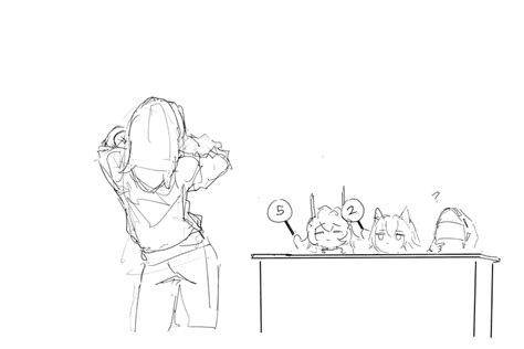 Doctor Kal Tsit Theresa And Priestess Arknights Drawn By Gandy Gan E Danbooru