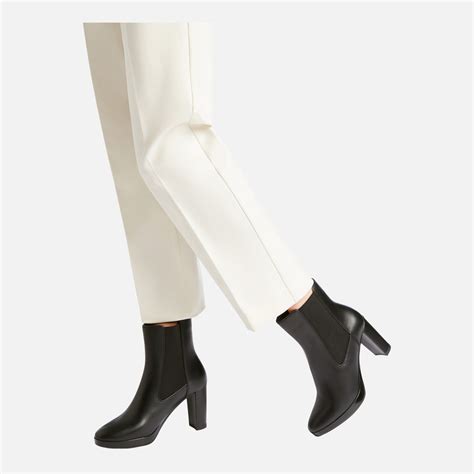 Geox® Walk Pleasure High Heel Ankle Boots Black Woman Geox®