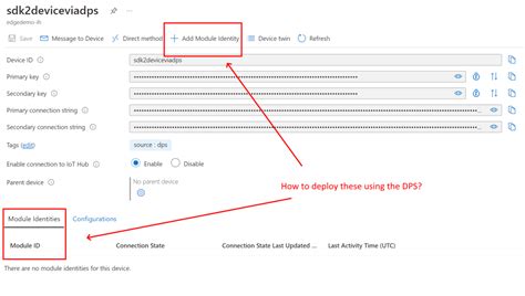 How To Create Azure Iot Module Identities Via Dps Sander Van De Velde
