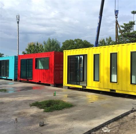 ตู้คอนเทนเนอร์บ้าน สำนักงาน ร้านกาแฟ รีสอร์ทราคาถูกทุกแบบ Samut Prakan