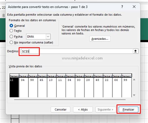 Texto Para Columnas En Vertical En Excel Ninja Del Excel