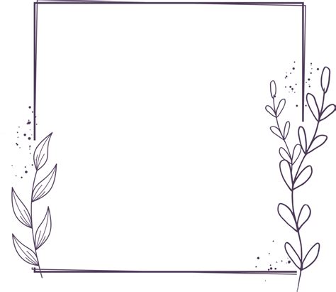 Simple Flower Frame Border Design Design Talk