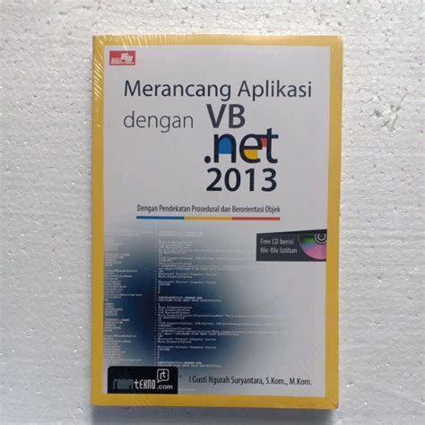 Jual BUKU MERANCANG APLIKASI DENGAN VB NET Shopee Indonesia
