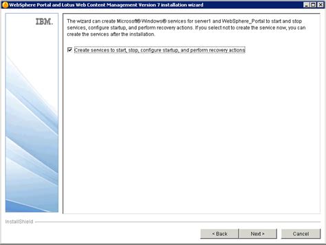 Installing The WebSphere Portal Server