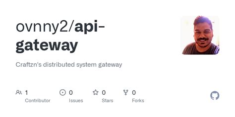 GitHub Ovnny2 Api Gateway Craftzn S Distributed System Gateway