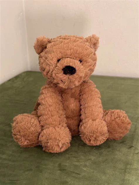 Jellycat Fuddlewuddle Bear Cub Bnwot Brown Teddy Bear Sitting Cm23 Retired Rare £130 80