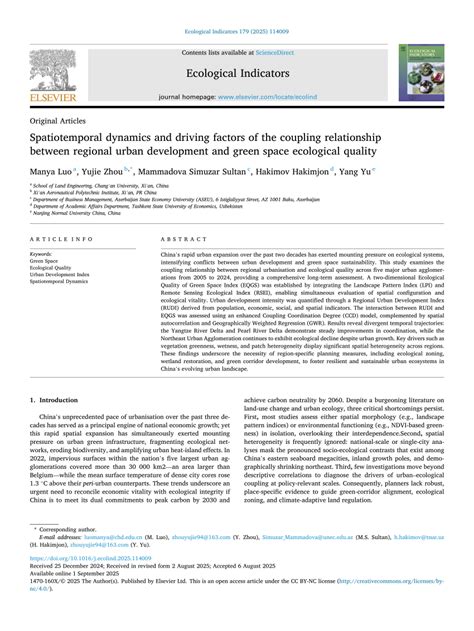 Pdf Spatiotemporal Dynamics And Driving Factors Of The Coupling Relationship Between Regional