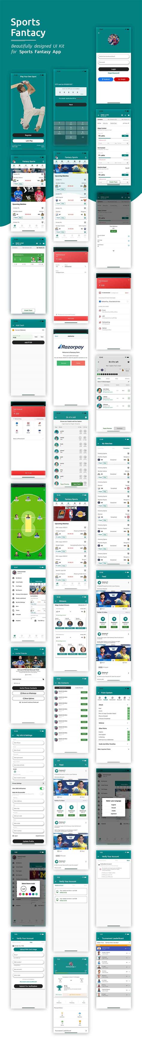 digital vyapar seva — sports fantasy game android app template ios