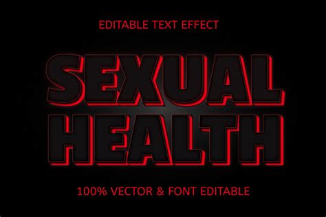 Sexual Heath Style Neon Text Effect Graphic By 5amil Studio55 Creative Fabrica
