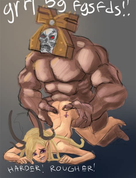 Rule 34 1girls Chaos Warhammer Dialogue English Text Female Greenmarine Khorne Sex Slaanesh