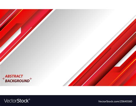 Abstract Red Tech Background With Stripes Vector Image