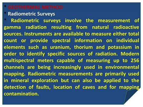Presentation On Geophysical Methods Pptx