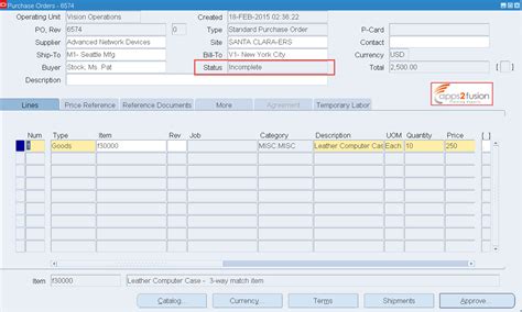 Base Tables For Purchase Order In Oracle Apps At Hunter Wang Blog
