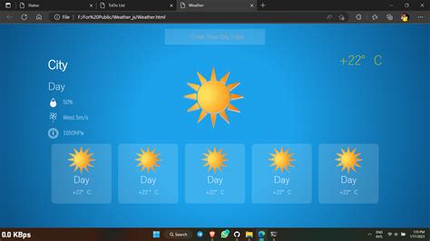 GitHub Sajithmym Weather App Js