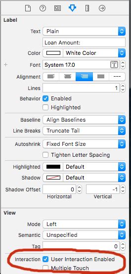 Ios Gesturerecognizer Not Responding To Tap Stack Overflow
