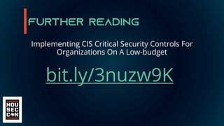CIS Controls Windows Built In And Open Source Tools To The Rescue PPT